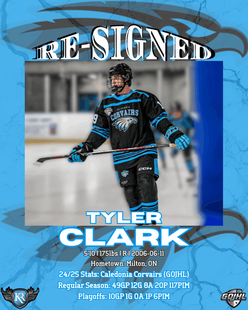 Experienced Forward Tyler Clark Re-Signs with Corvairs for 2025-26 ...
